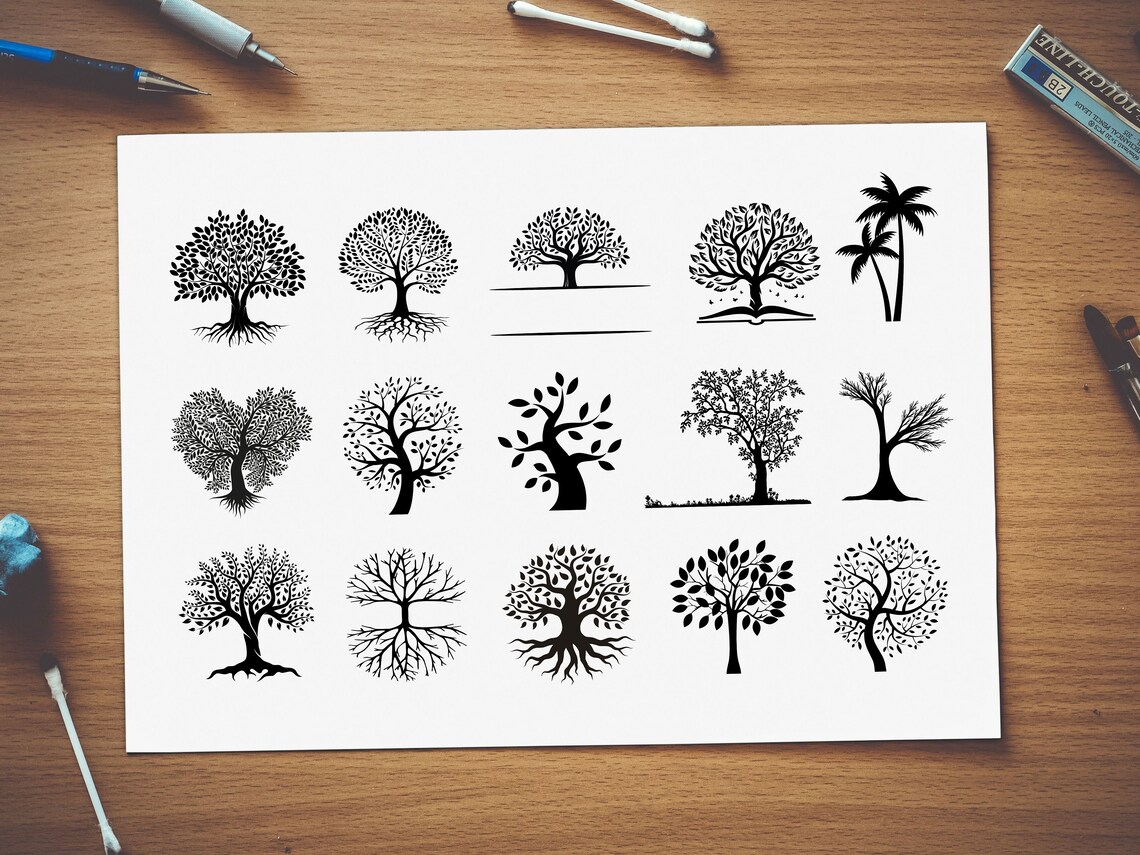 Tree Svg Bundle Family Tree Svg Bundle Tree Roots Svg Our - Etsy