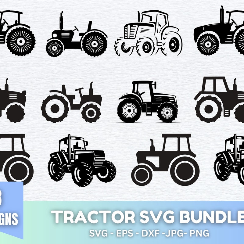 Tractor Svg - Etsy
