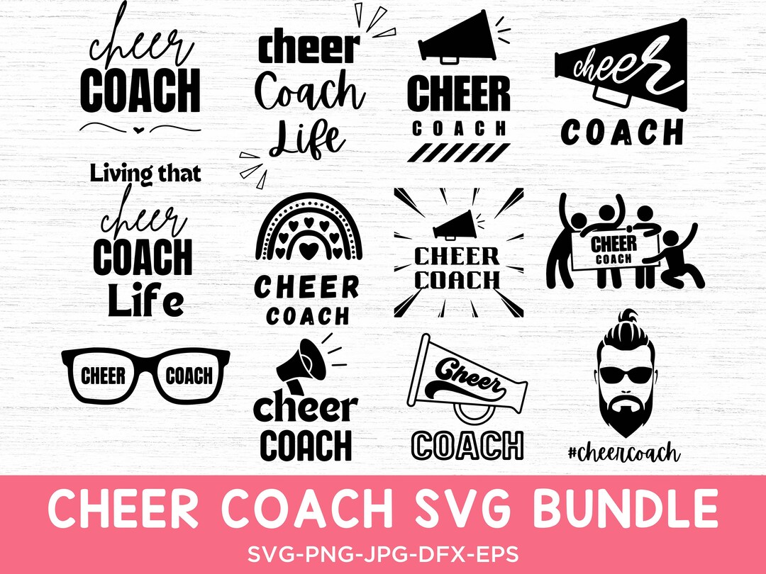 Cheer Coach Svg, Cheerleader Svg, Cheer Mom Svg, Cheer Svg, Cheer Coach ...