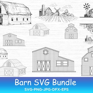 Barn Svg Bundle, Barn Svg, Farmhouse Svg, Farm Life Svg, Farm Barn Svg ...
