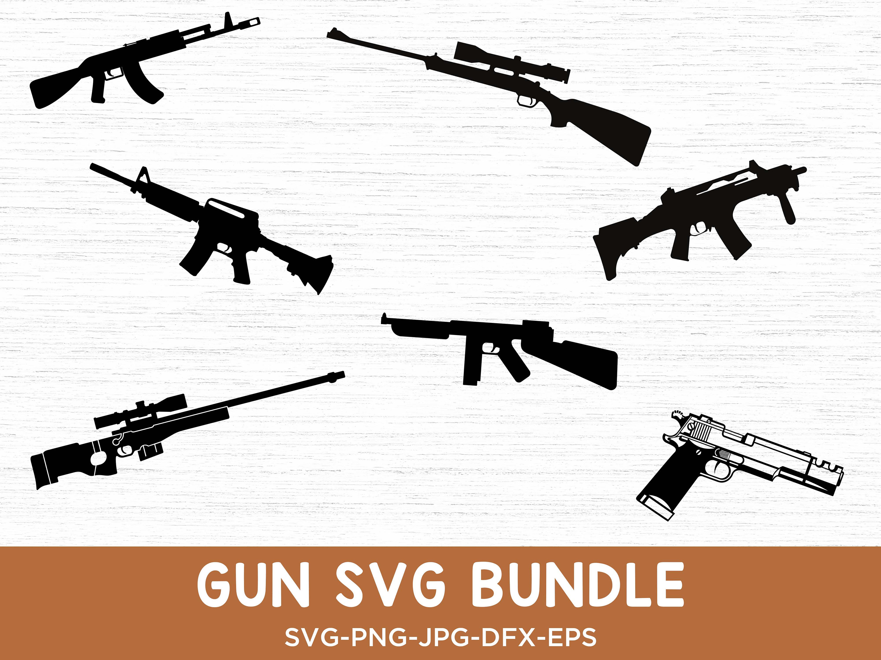Guns SVG , Weapon Svg, Guns Svg Bundle, Weapon Svg, Guns Silhouette Svg ...