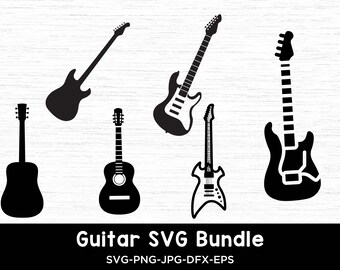 Guitar Svg Bundle, Guitar SVG, Guitar Note Svg, Music Svg Bundle ...