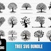 Tree SVG Bundle, Tree Silhouette Svg, Tree SVG, Trees Svg,forest Svg ...