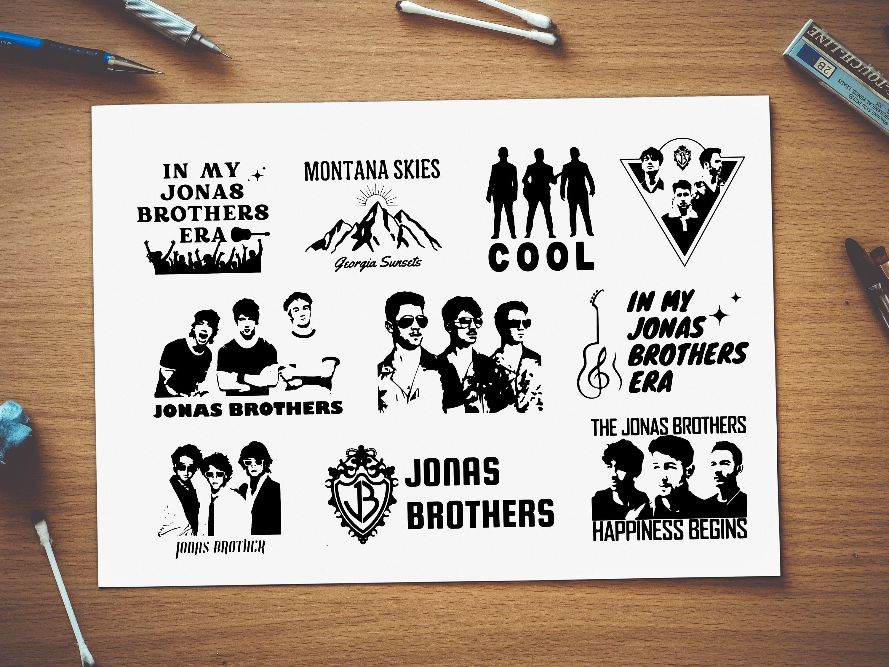 Jonas Brothers SVG Bundle, Jonas Retro 90'S, Concert 2023 Retro Gift ...