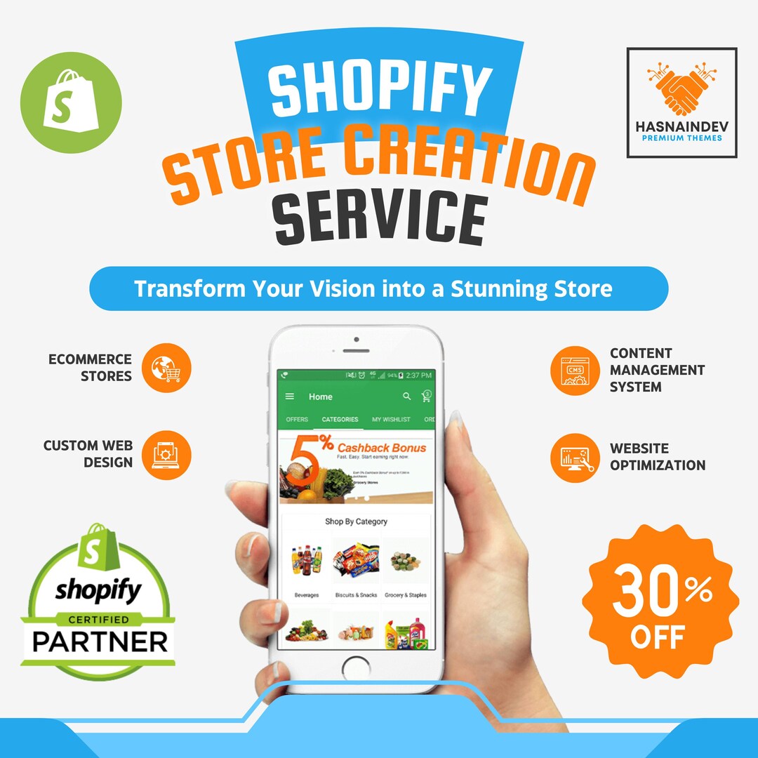 Shopify Store Setup Service - Website Design and SEO - Mobile Friendly ...