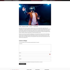 Gaming Store Woocommerce Template | Wordpress Elementor Theme for ...