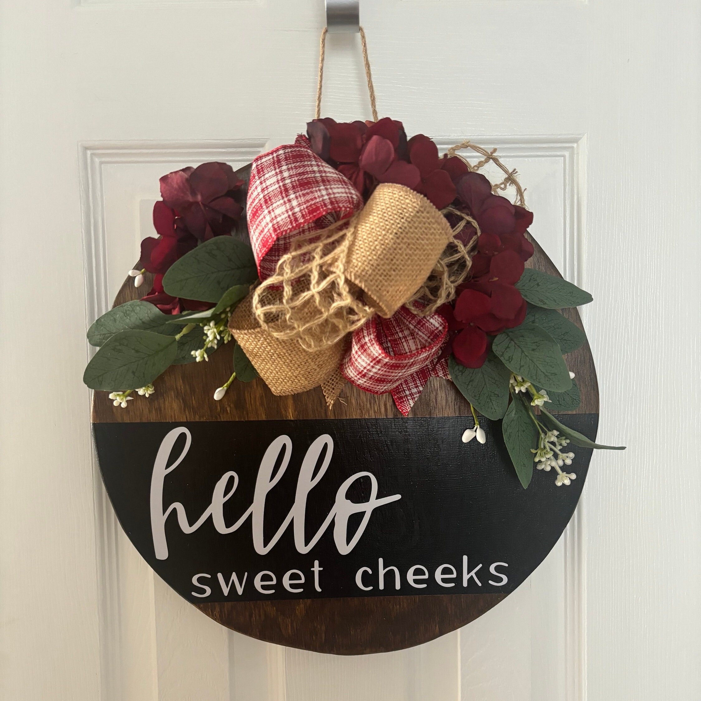 Funny Welcome Sign, Front Door Decor, Front Door Wreath, Welcome Sign ...