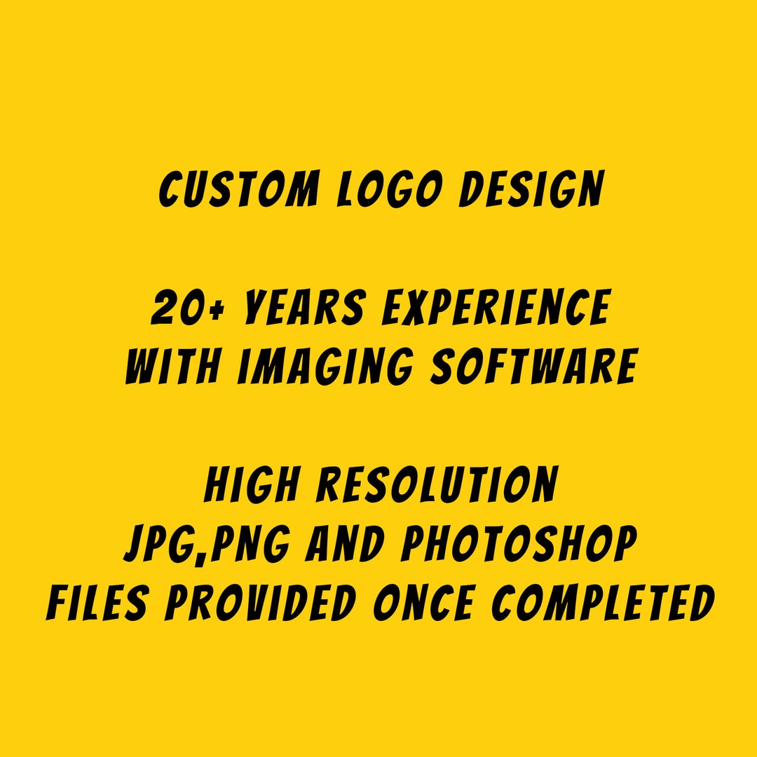 Custom Logo Design Personalised Custom Designs for Your Business - Etsy ...