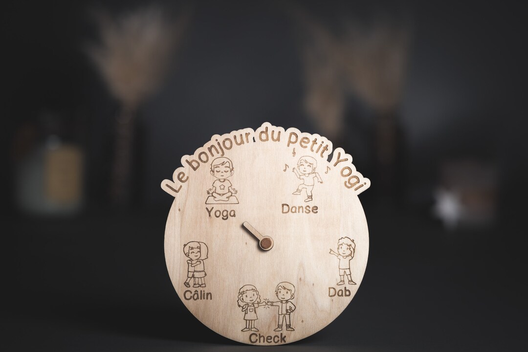 Wooden Greeting Wheel to Start the Day Right - Etsy