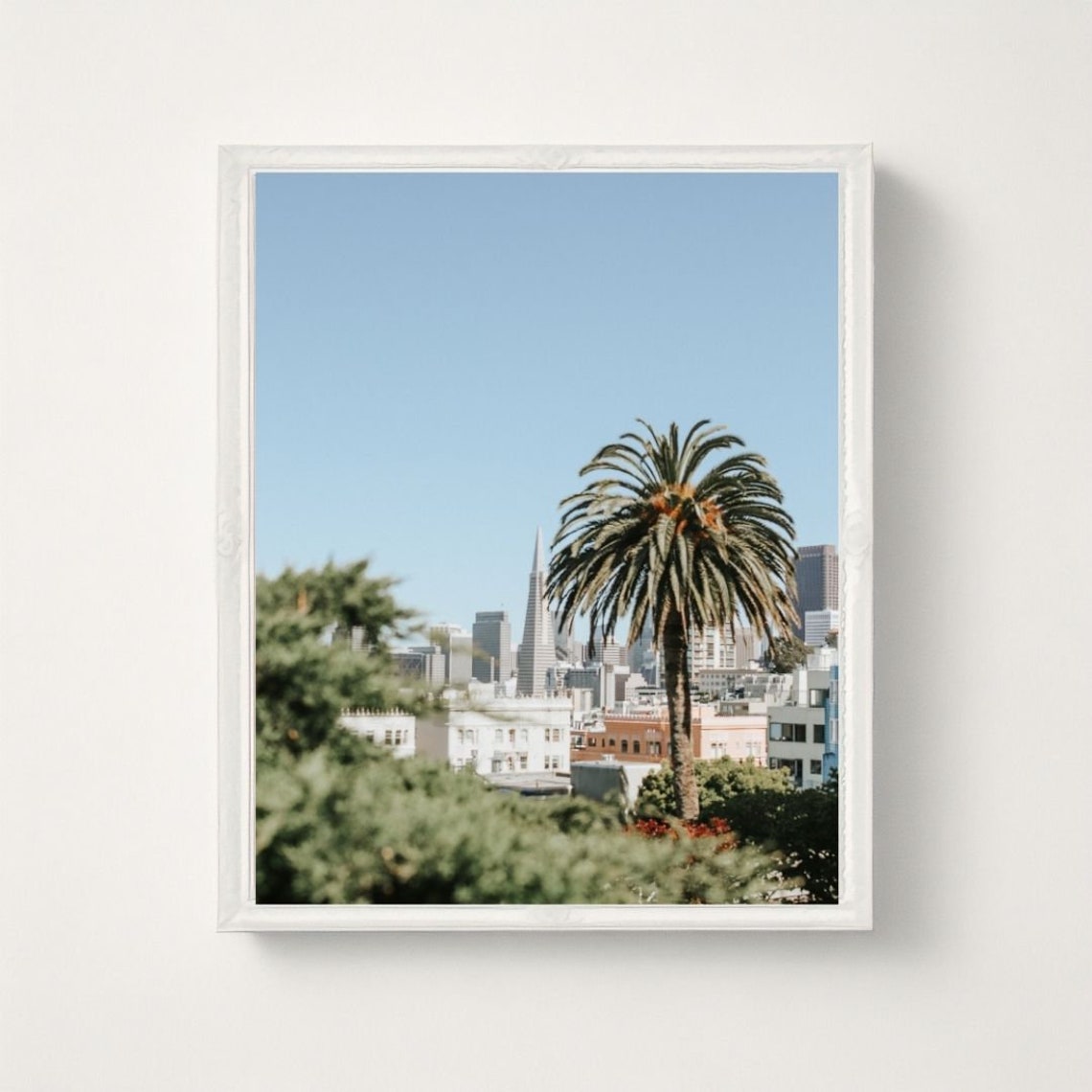 San Francisco, California Photo Print | SF Bay Area Poster | Palm Tree ...