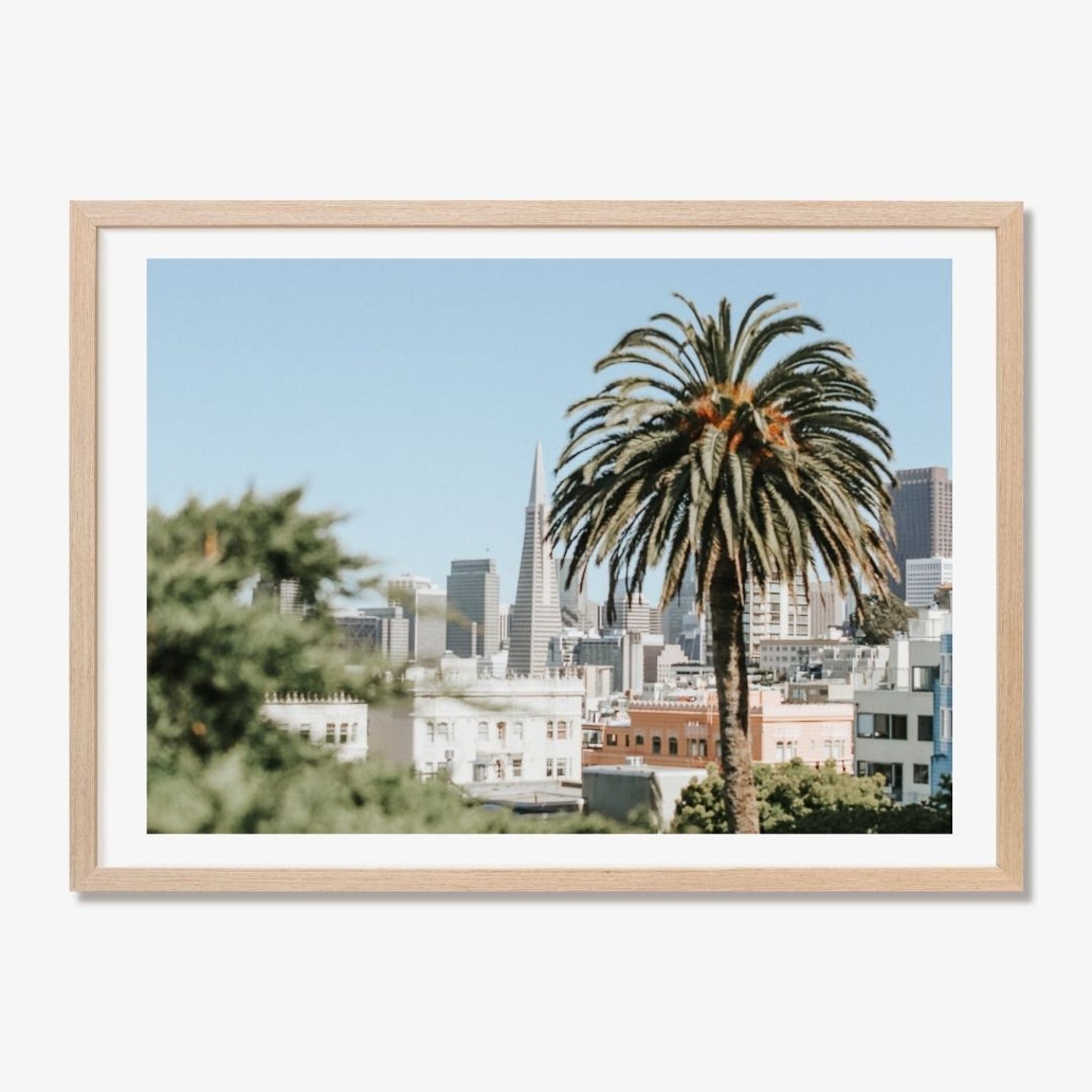 San Francisco, California Photo Print | SF Bay Area Poster | Palm Tree ...