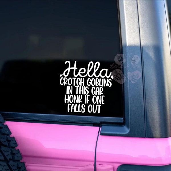 Hella Cute Car Decal - Etsy