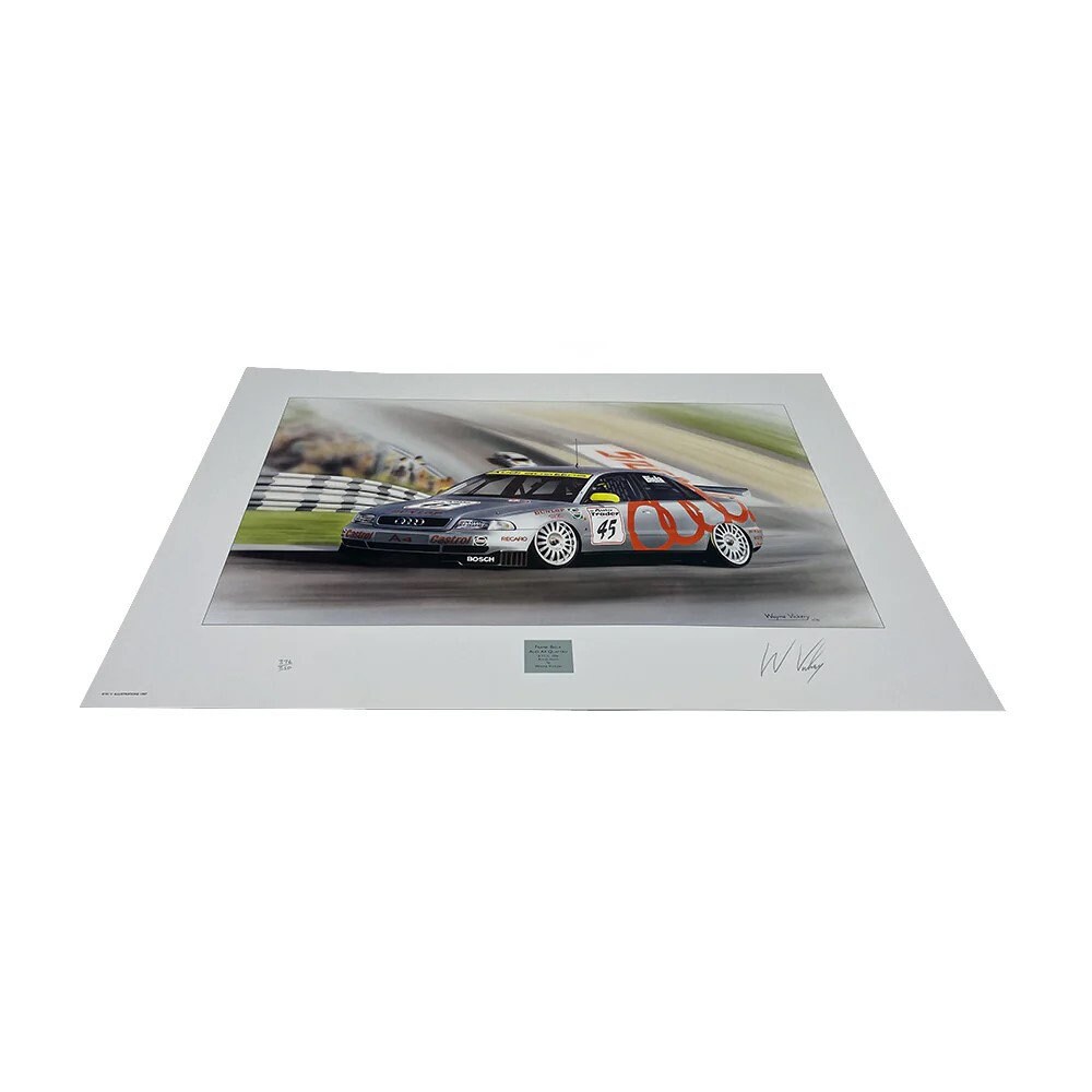 Vintage Limited Edition Print of 1996 BTCC Audi A4 Quattro by - Etsy