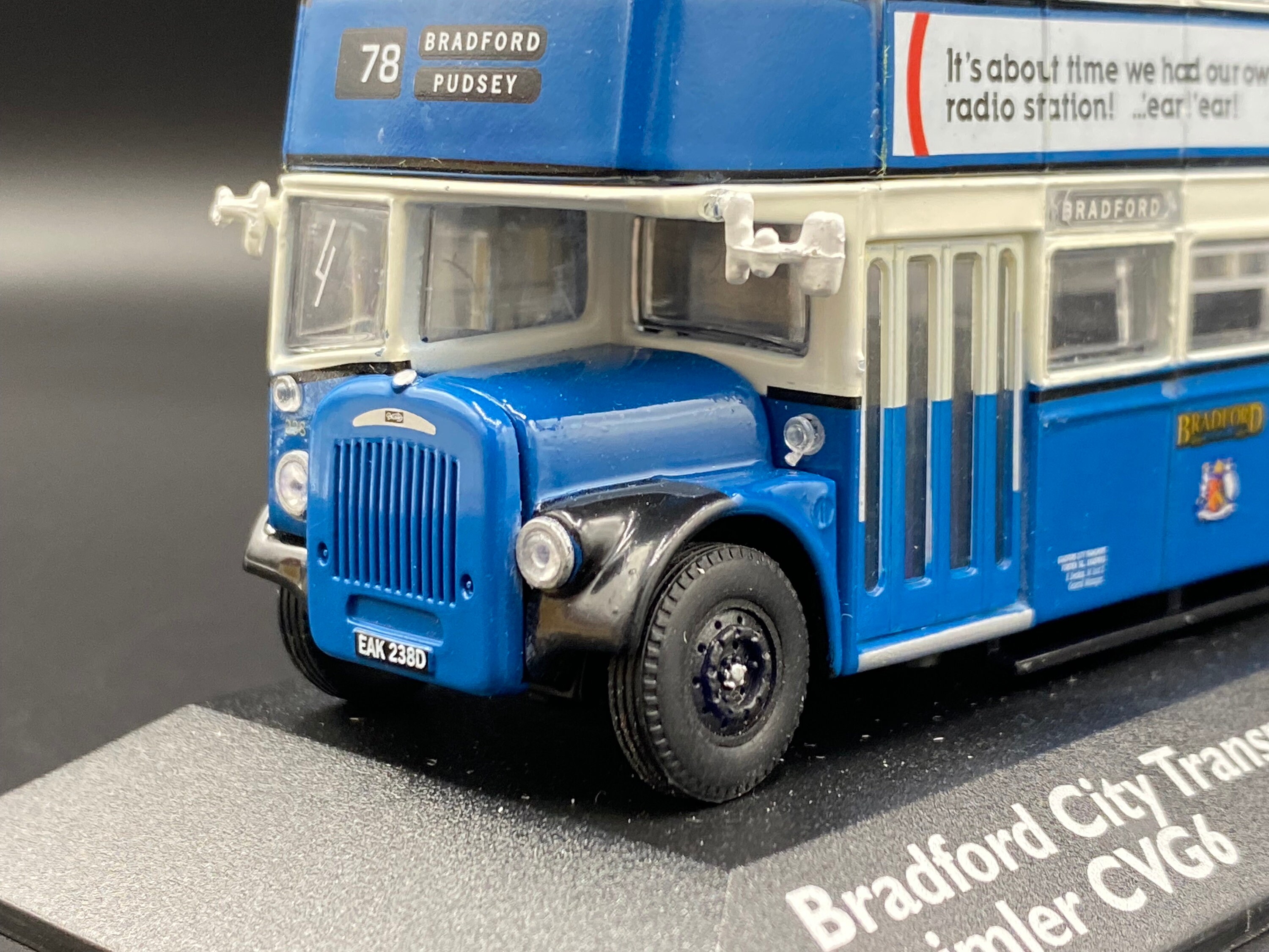 Great British Buses, Diecast 1:76 Scale Replica, Bradford City ...