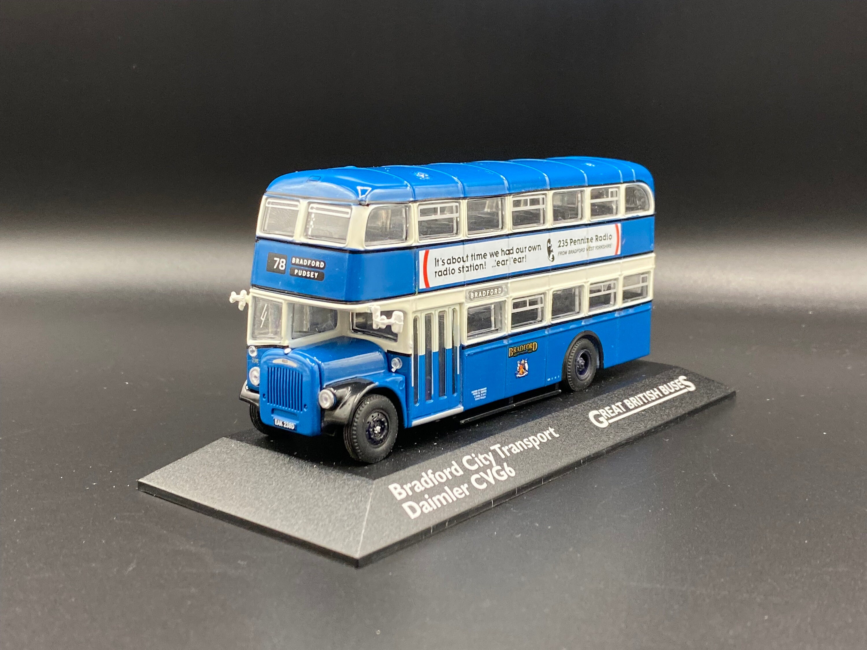 Great British Buses, Diecast 1:76 Scale Replica, Bradford City ...