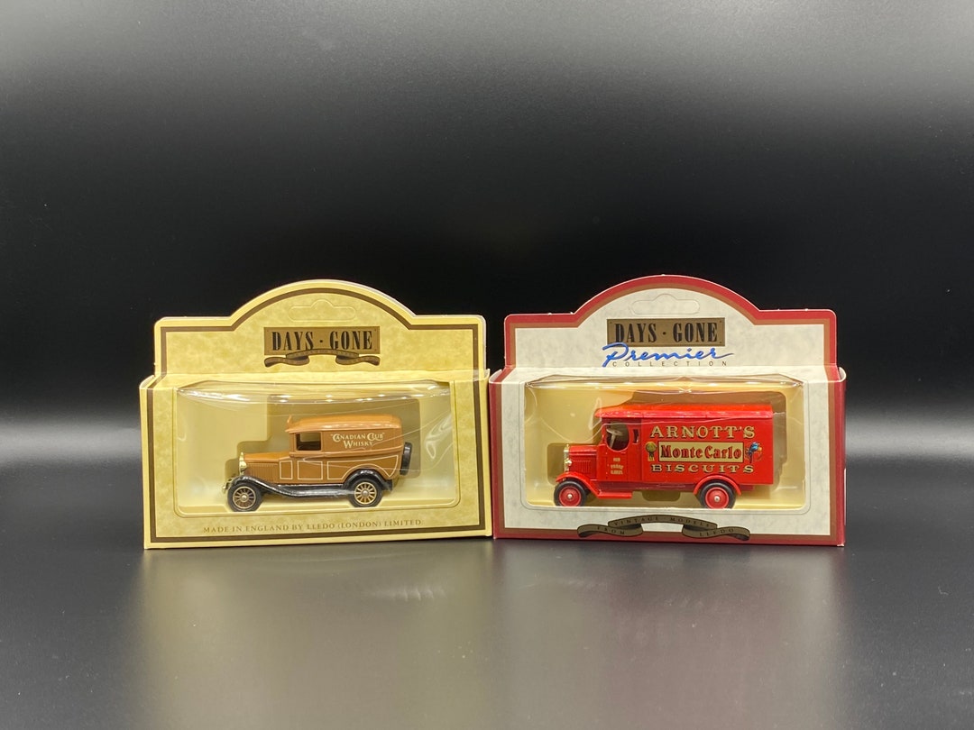Pair of Lledo Vintage Days Gone Models, Canadian Whiskey and Arnotts ...