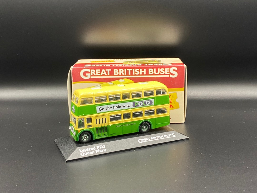 Great British Buses, Diecast 1:76 Scale Replica, Leyland Pd3 / Queen ...