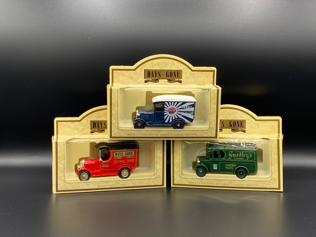 Trio of Vintage Lledo Promotional Diecast Models, Days Gone, Cherry ...