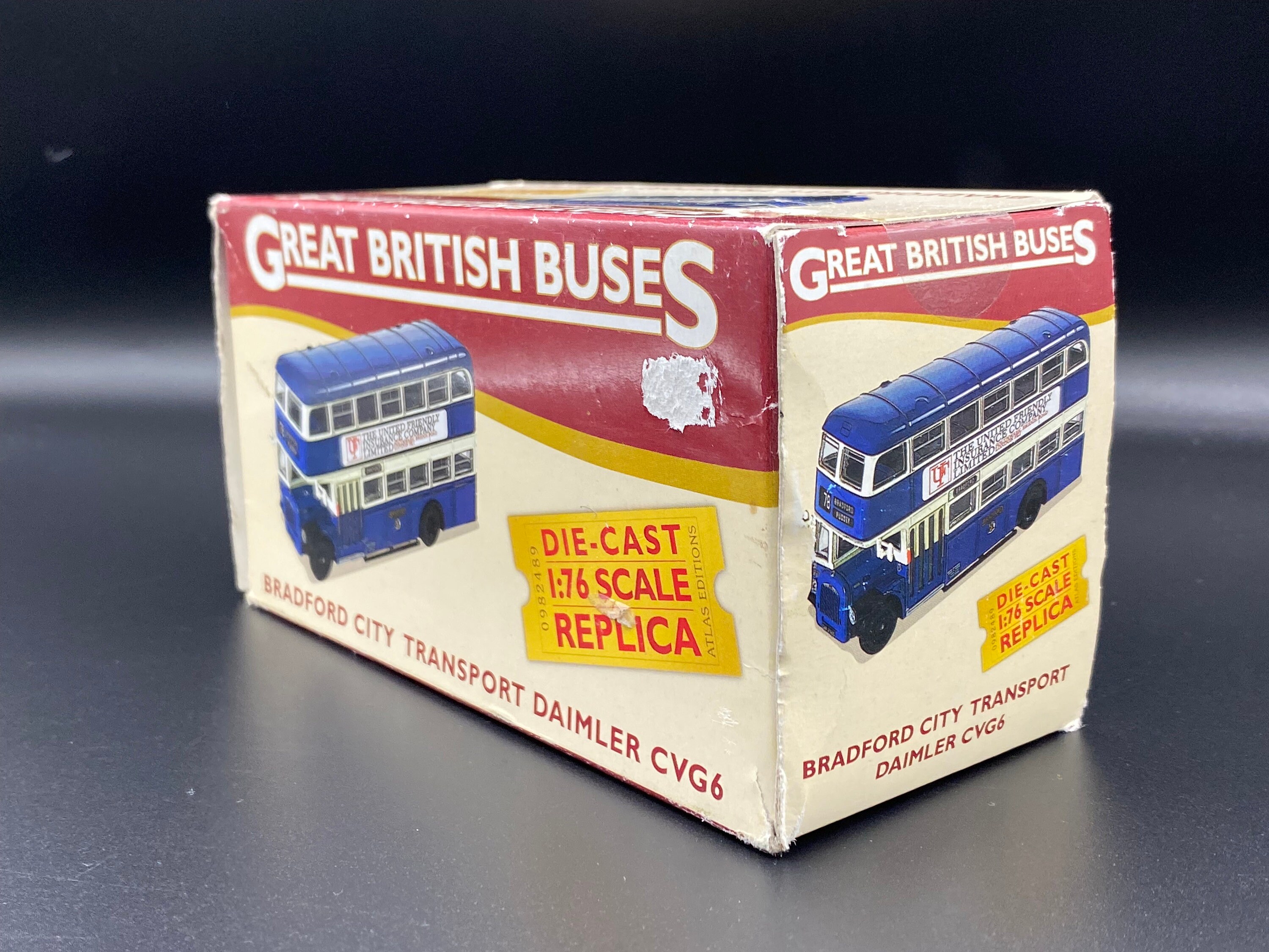 Great British Buses, Diecast 1:76 Scale Replica, Bradford City ...