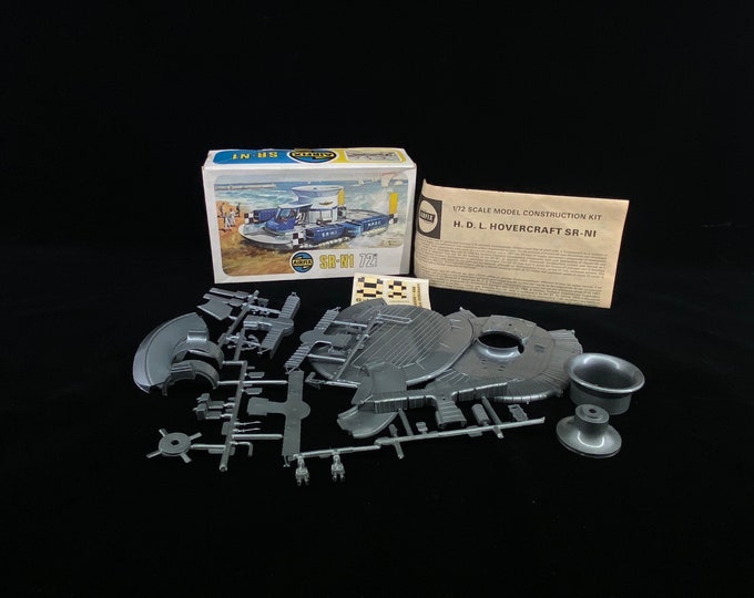 Original 1960s SR-N1 Hovercraft Airfix 72nd Scale - Etsy