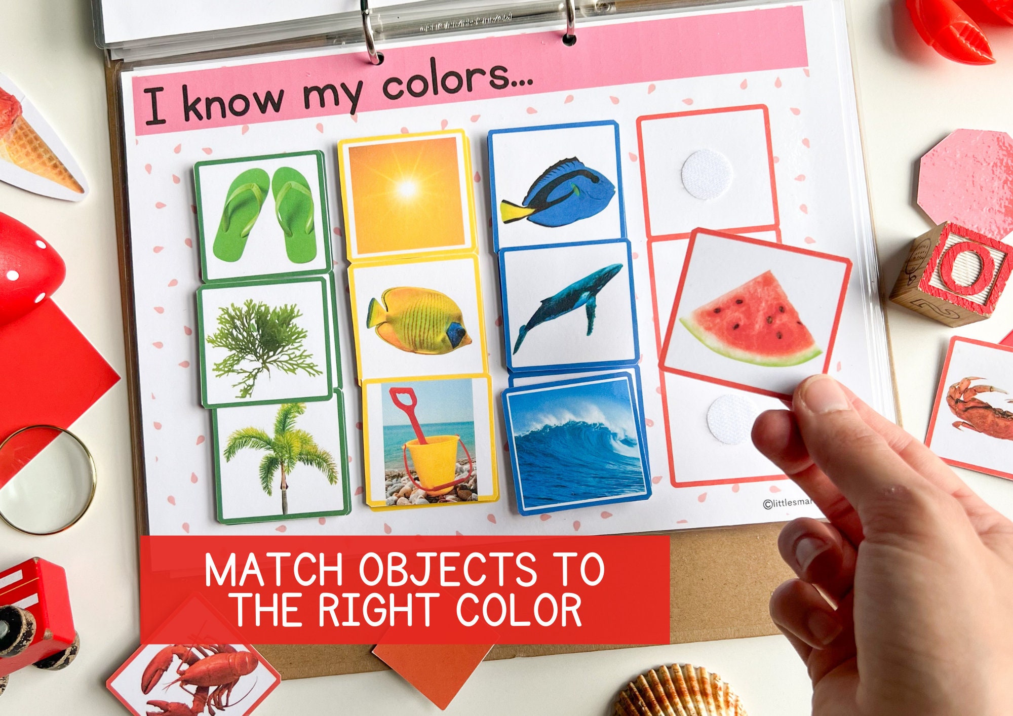 Montessori Busy Book Summer Busy Book Printable Toddler Activities ...