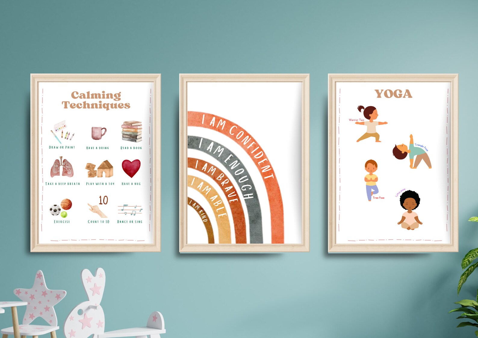 Calming Corner Poster Classroom Boho Calm Down Corner Printable ...