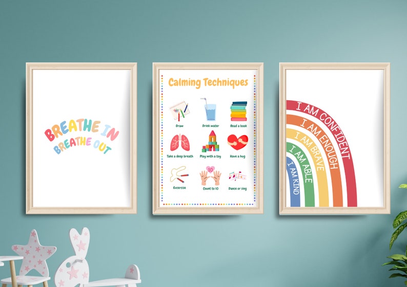 Calming Corner Printable Calm Down Corner Toddler Calming Down Print ...