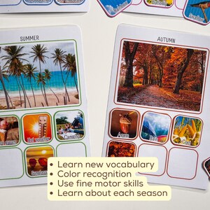 Homeschool Printable Seasons Sorting Activity for Kindergarten and ...