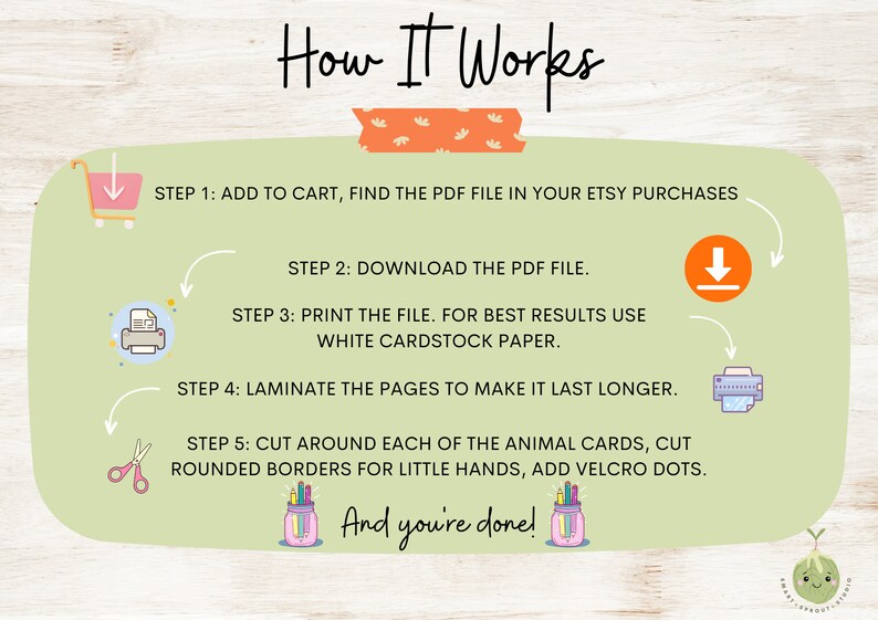 Animal Educational Activities for Preschool Predator and Prey Animal ...