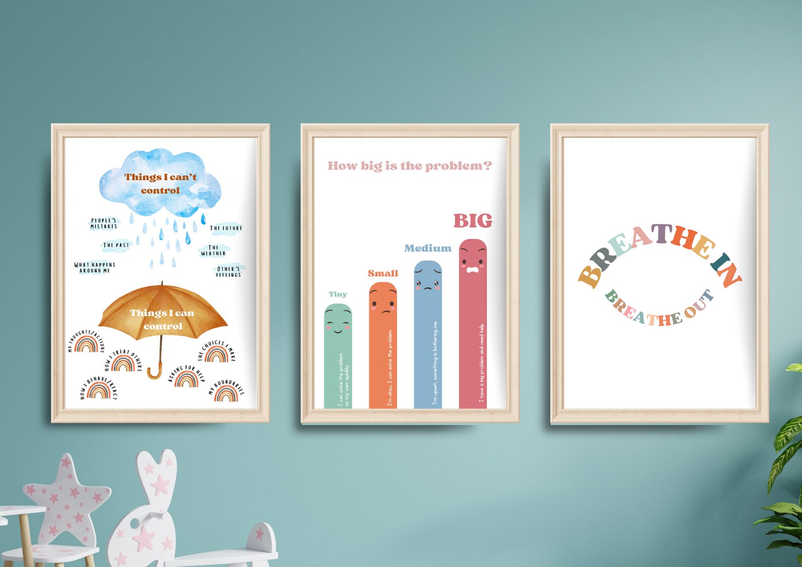 Calming Corner Poster Classroom Boho Calm Down Corner Printable ...