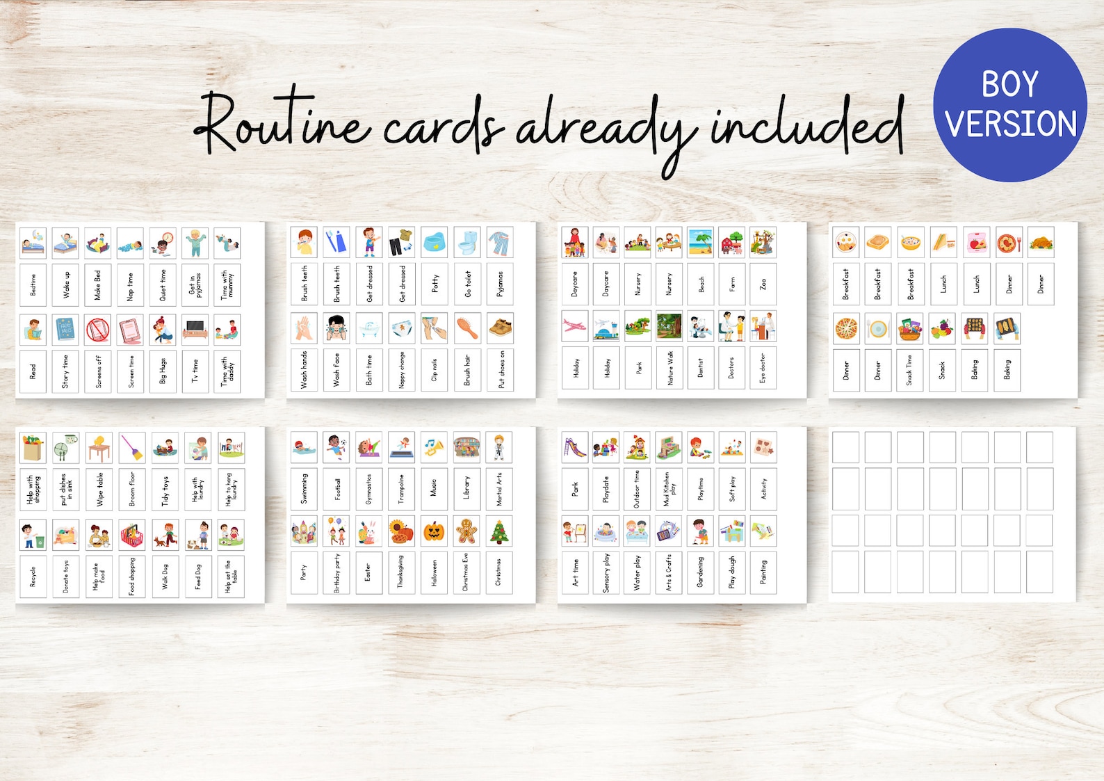 Flip Chart for Toddlers Routine Chart for Kids Chore Chart for Kids ...