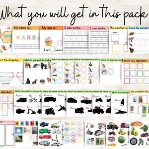 Montessori Busy Book Alphabet Toddler Learning Binder Printable ABC ...