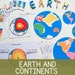 Printable Earth and Continents Montessori Unit Study for Kids ...
