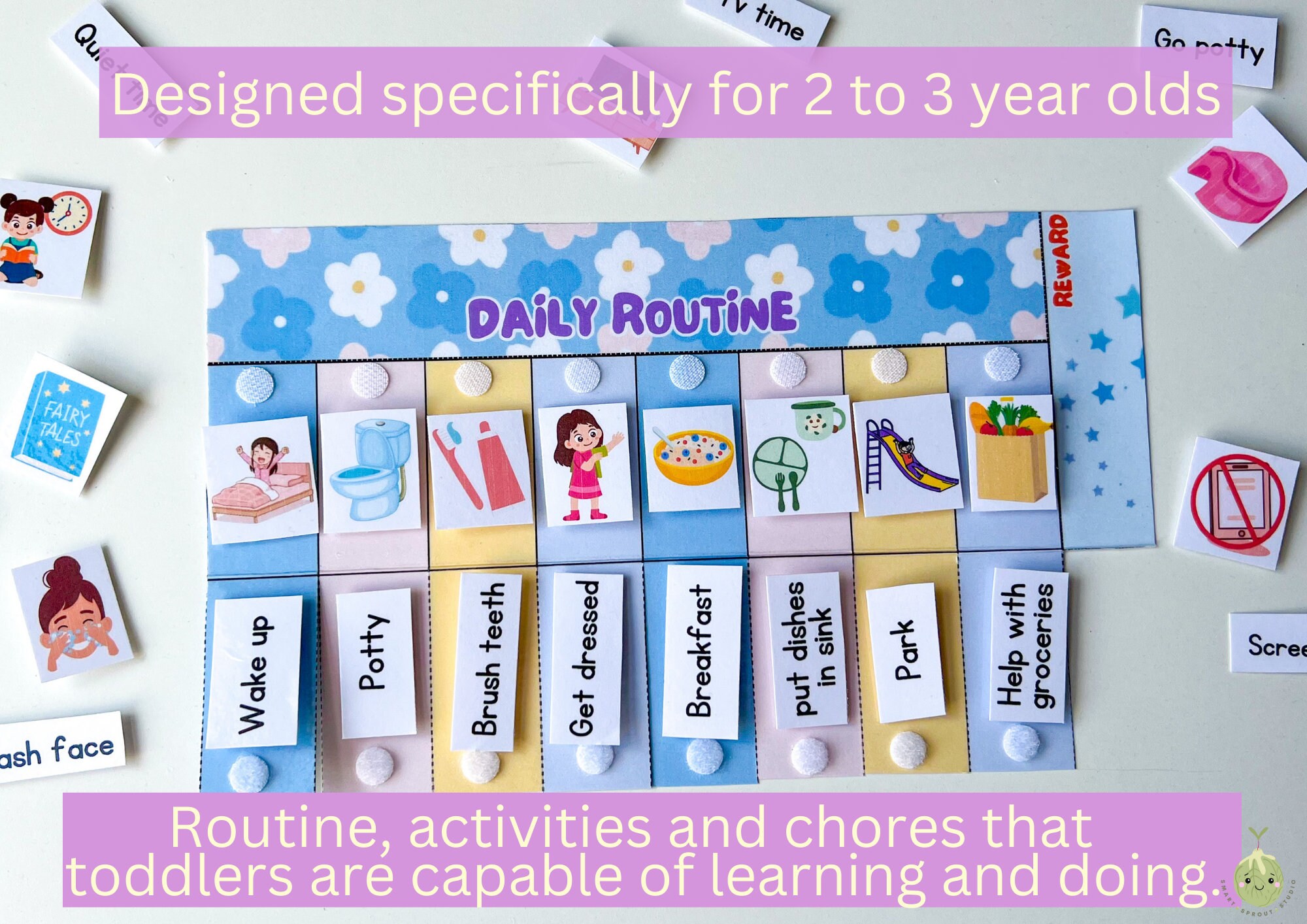 Flip Chart for Toddlers Routine Chart for Kids Chore Chart for Kids ...