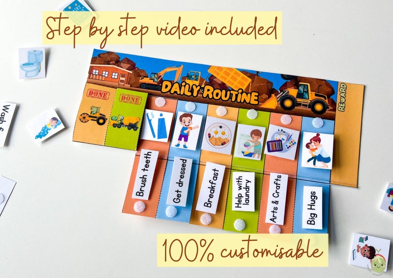 Flip Chart for Toddlers Routine Chart for Kids Chore Chart for Kids ...