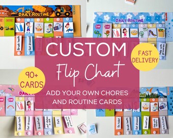 Flip Chart for Toddlers Routine Chart for Kids Chore Chart for Kids ...