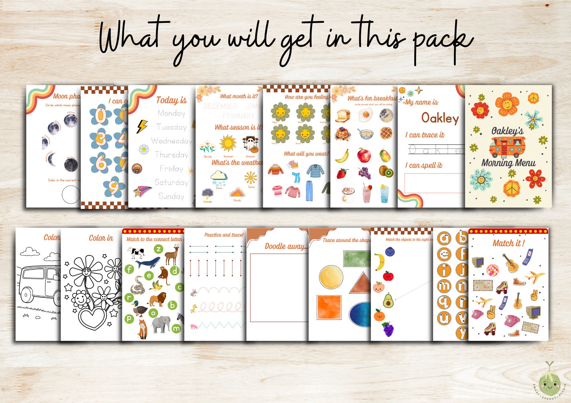 Morning Menu Homeschool Printable Morning Menu Preschool Morning Menu ...
