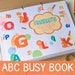 Montessori Busy Book Alphabet Toddler Learning Binder - Etsy