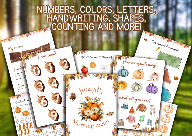 Morning Menu Homeschool Printable Morning Menu Preschool Morning Menu ...