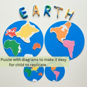 Printable Earth and Continents Montessori Unit Study for Kids ...