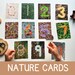 Nature Number Cards Flash Cards Montessori Materials Homeschool Toddler ...