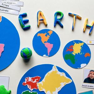 Printable Earth and Continents Montessori Unit Study for Kids ...