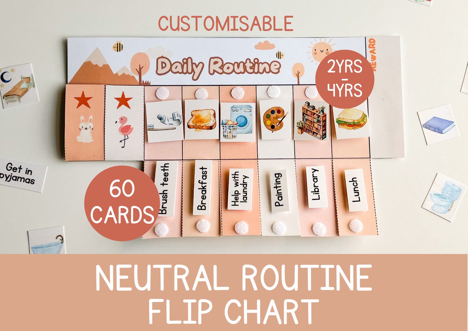 Flip Chart for Toddlers Routine Chart for Kids Chore Chart for Kids ...