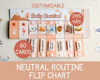 Flip Chart for Toddlers Routine Chart for Kids Chore Chart for Kids ...