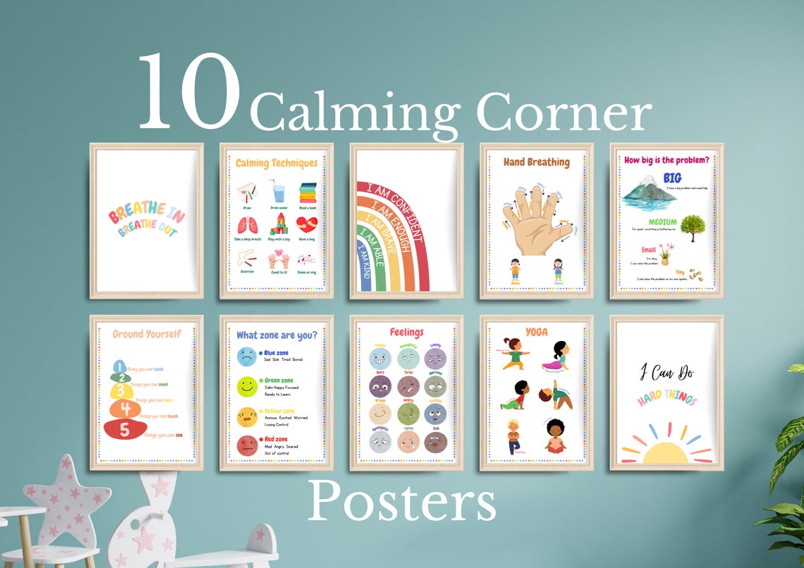 Calming Corner Printable Calm Down Corner Toddler Calming Down Print ...