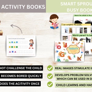 Montessori Busy Book Alphabet Toddler Learning Binder Printable ABC ...