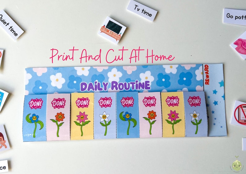 Flip Chart for Toddlers Routine Chart for Kids Chore Chart for Kids ...