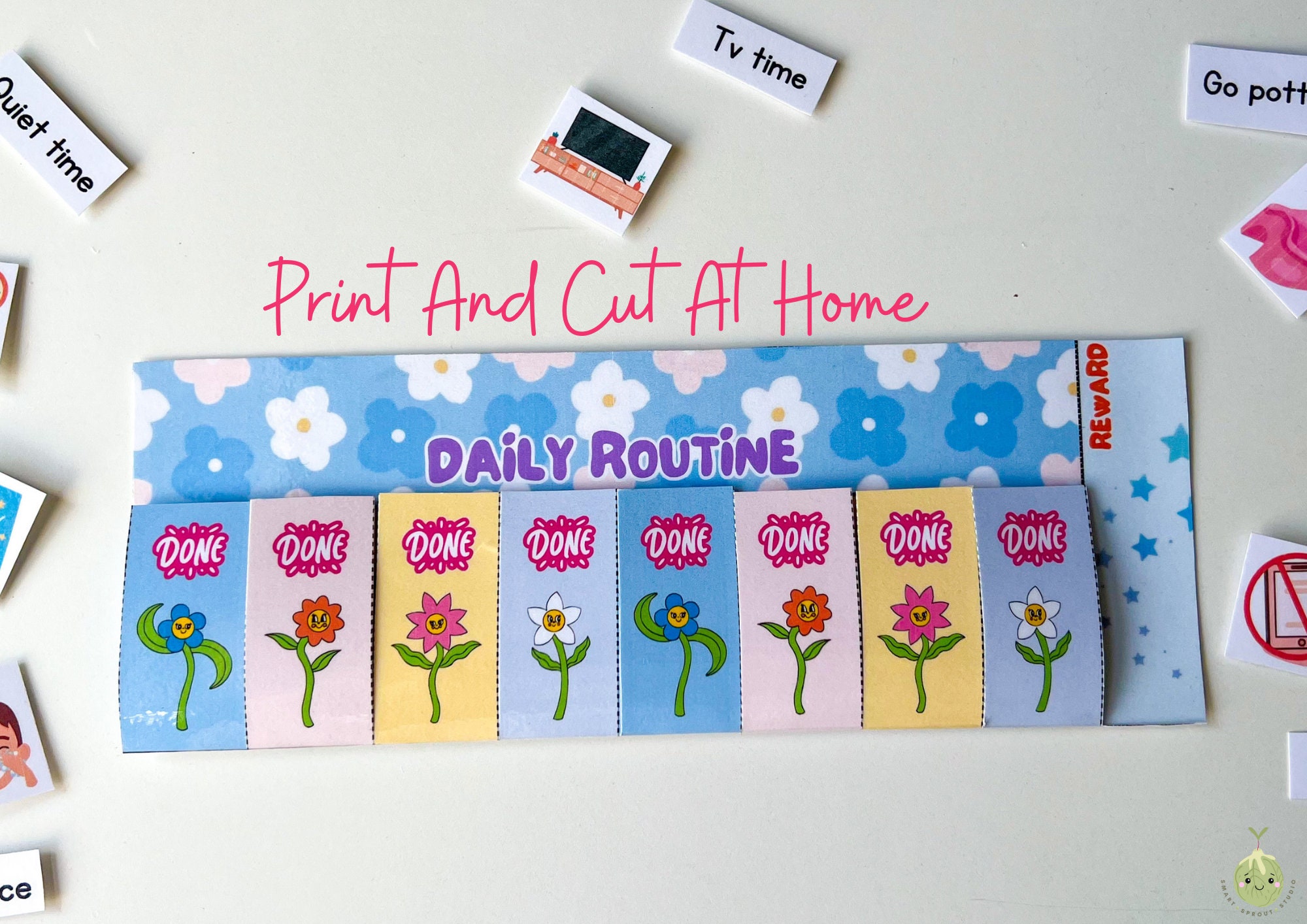 Flip Chart for Toddlers Routine Chart for Kids Chore Chart for Kids ...
