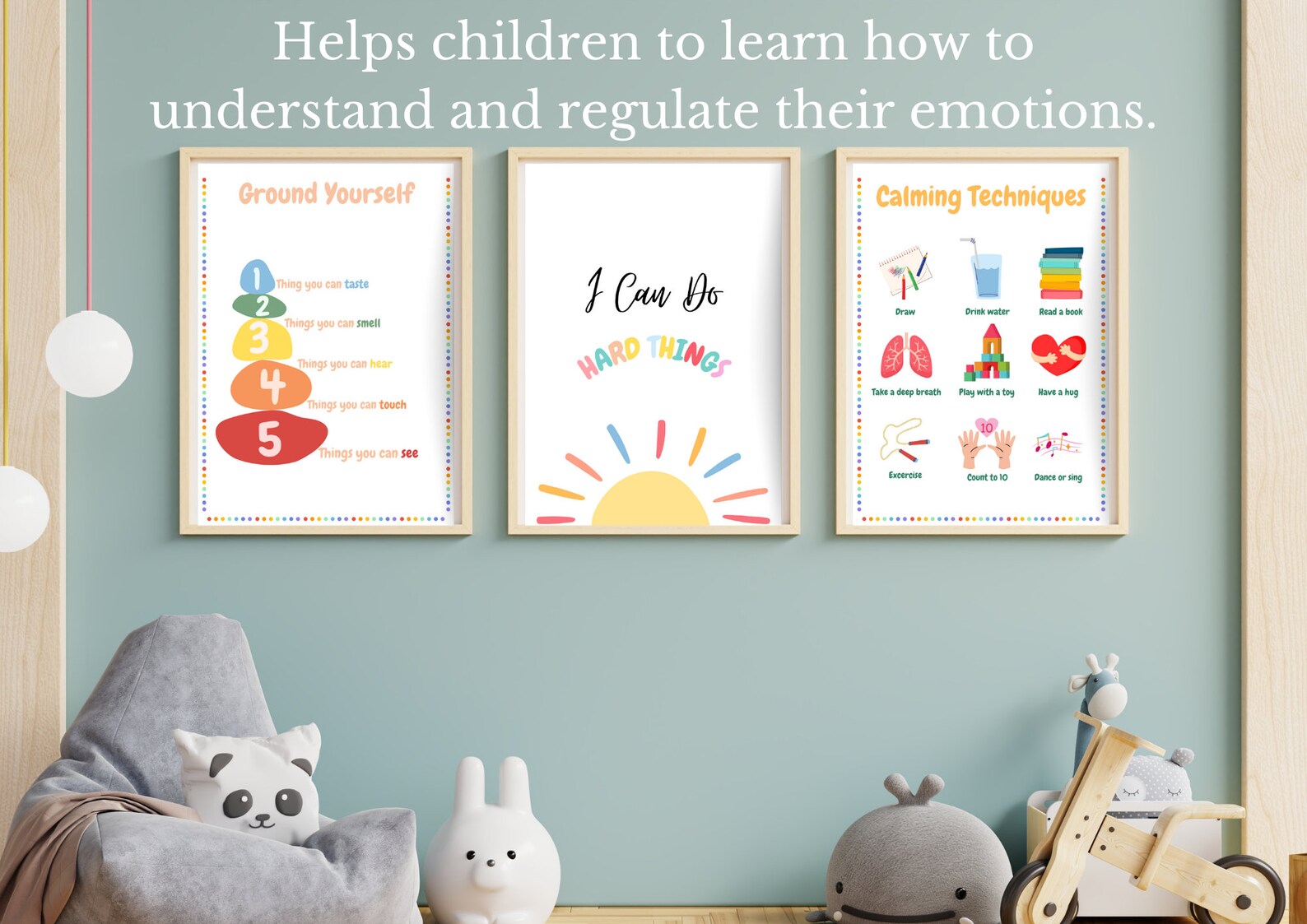 Calming Corner Printable Calm Down Corner Toddler Calming Down Print ...