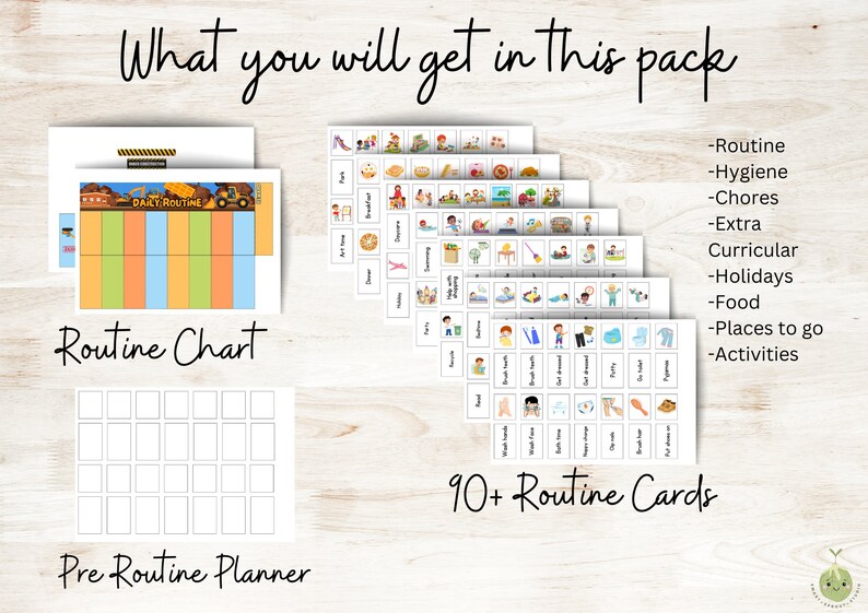 Flip Chart for Toddlers Routine Chart for Kids Chore Chart for Kids ...